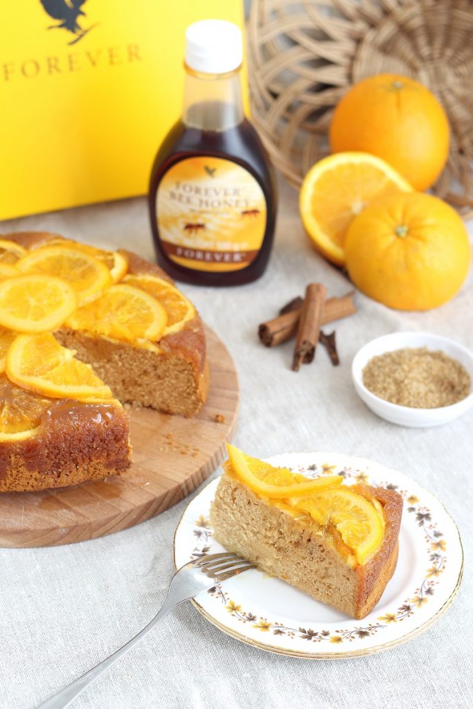 My Foodie Days | Honey and orange upside down cake