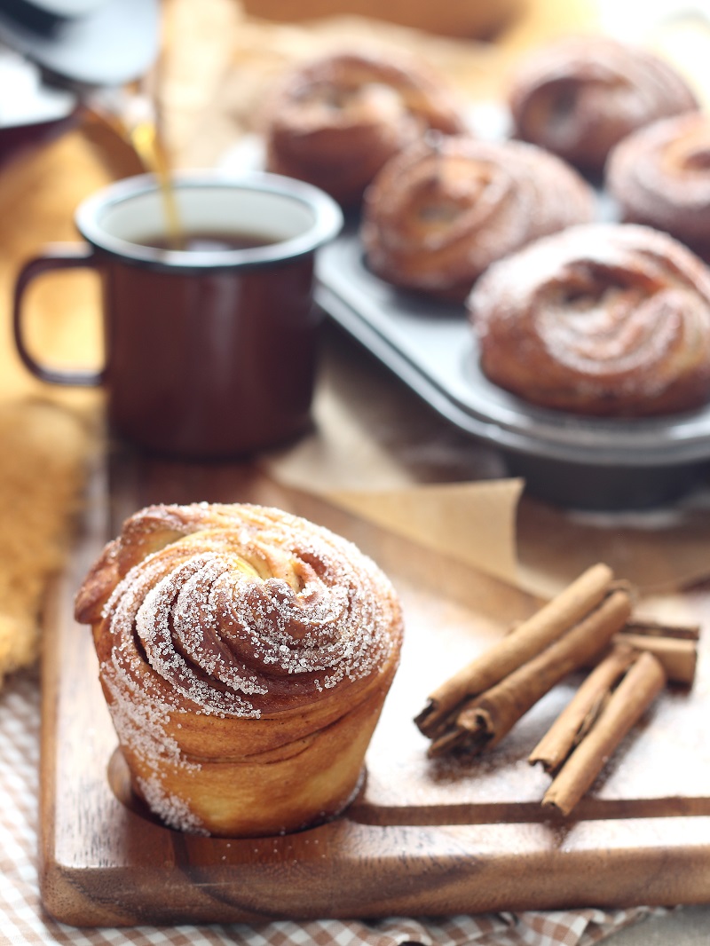 My Foodie Days | Cinnamon cruffins